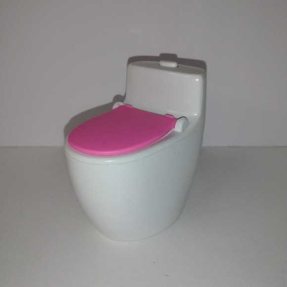 Barbie | Toys | Barbie 28 Dream House Dollhouse Toilet With Flushing ...